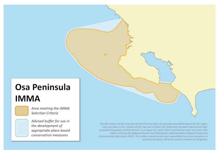 Osa Peninsula IMMA - Marine Mammal Protected Areas Task Force