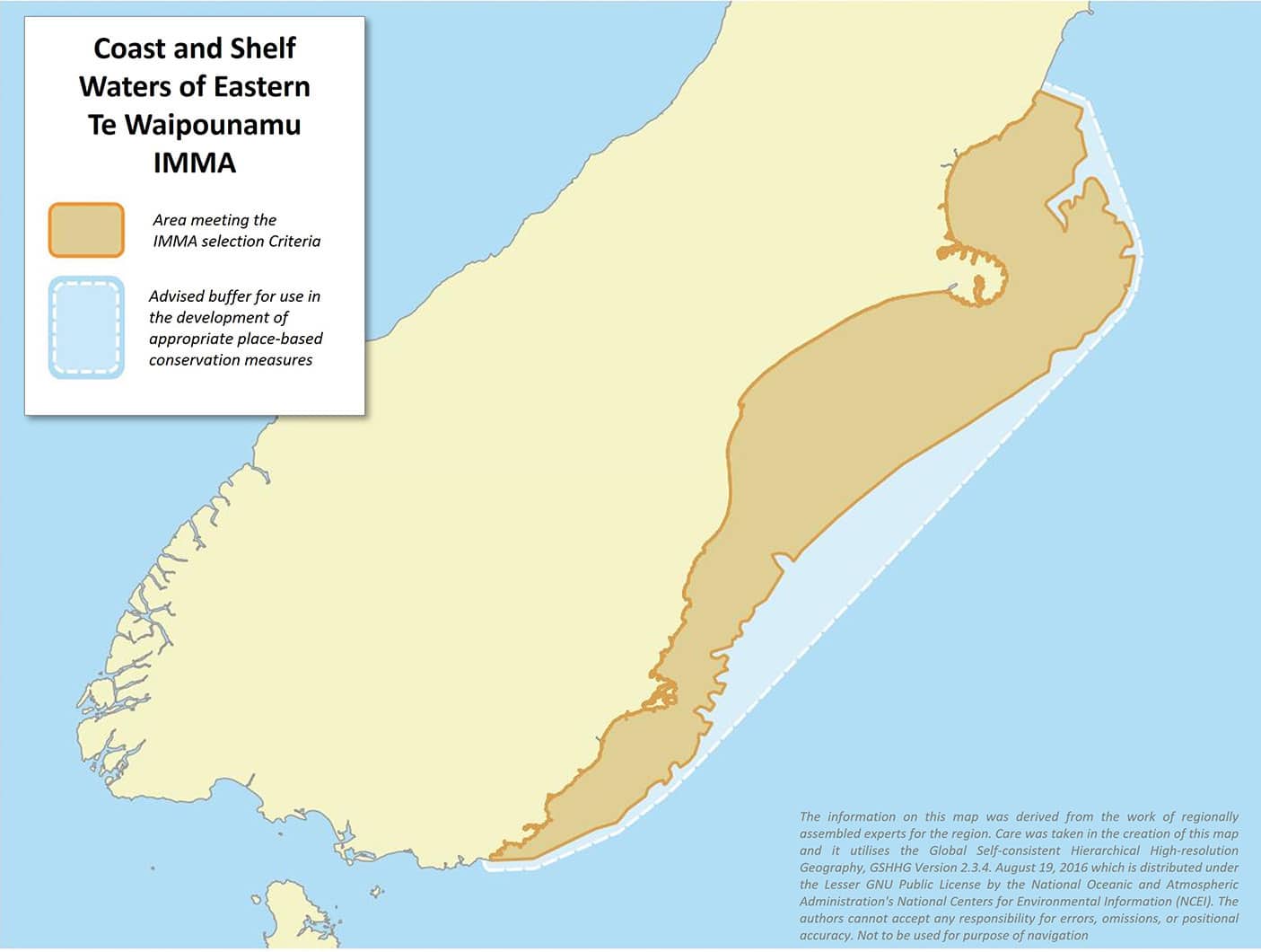 Coast and Shelf Waters of Eastern Te Waipounamu IMMA - Marine Mammal ...