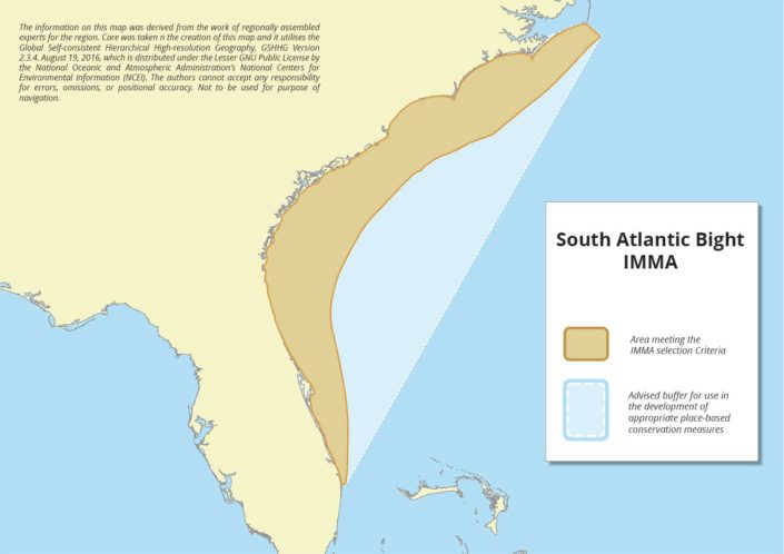 South Atlantic Bight IMMA - Marine Mammal Protected Areas Task Force